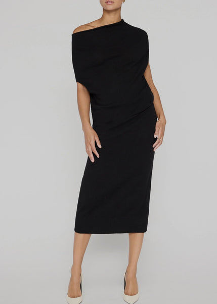 Lori Sleeveless Dress - Black Onyx | house of lolo